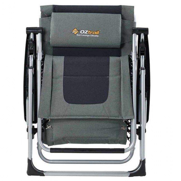 Oztrail Ultralite Sun Lounger Chair Complete Outdoors NZ